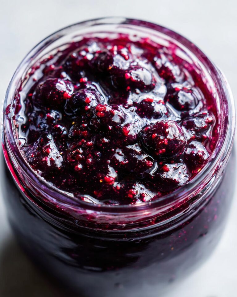 Amazing Blueberry Jam: 1 Jar Joy