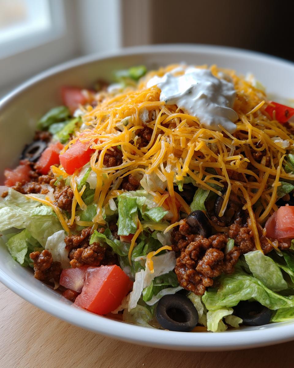 Taco Salad: 30 Minute Supreme Flavor