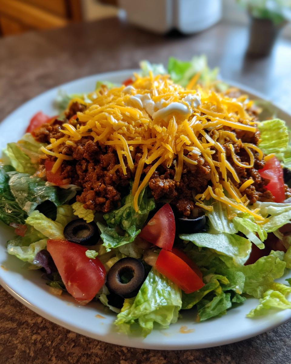 Taco Salad: 30 Minute Supreme Flavor